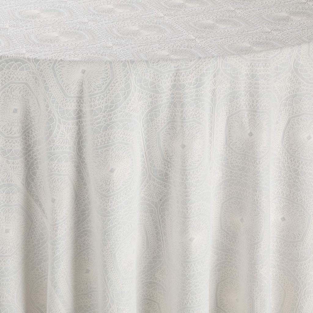 Adelaide Ivory Table Linen - The Event Rental Co.