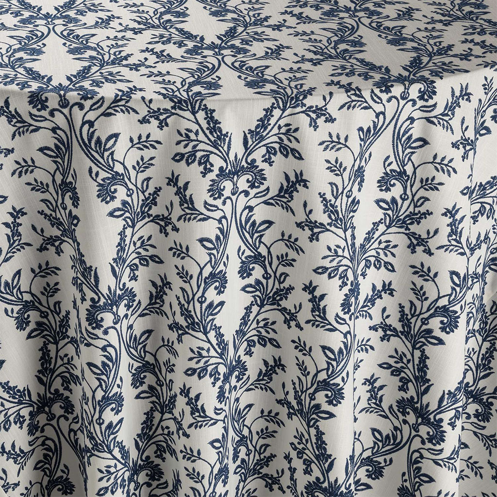 108" x 156” Ashbourne Navy Table Linen - The Event Rental Co.