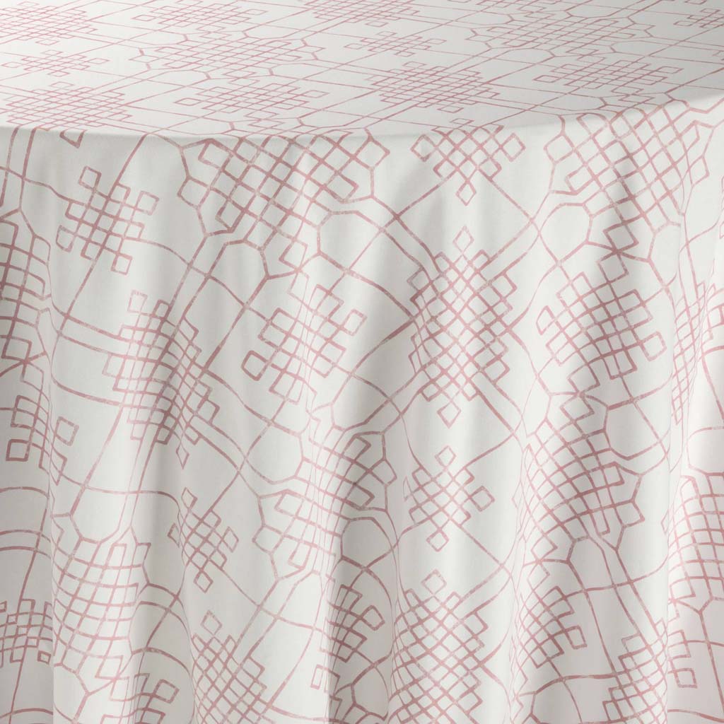Charles Pink Table Linen - The Event Rental Co.