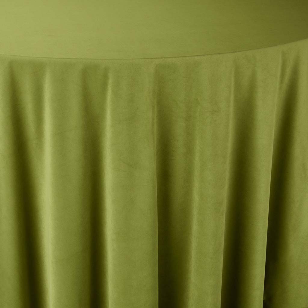 Velvet Chartreuse Table Linen - The Event Rental Co.