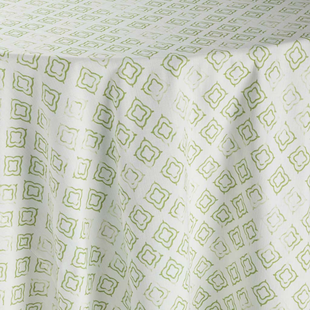 108" x 156" Skyler Kiwi Table Linen - The Event Rental Co.
