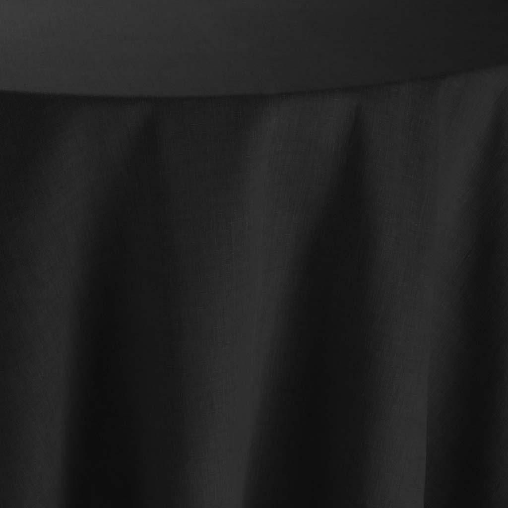 Tuscany Black Table Linen - The Event Rental Co.